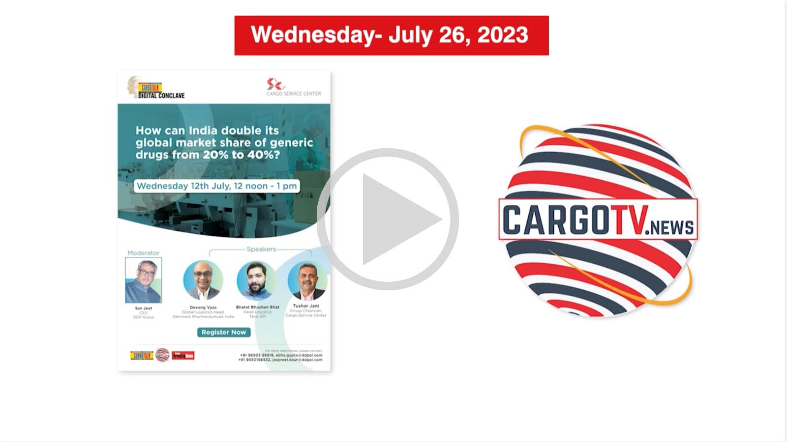 CargoTalk Conclave (Part I)(July 26, 2023) | Cargo Talk
